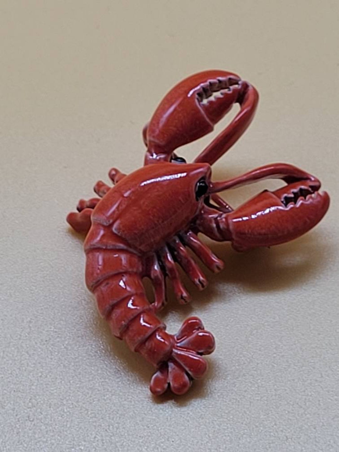 Vintage Gerry's Orangish Red Lobster Brooch - Etsy