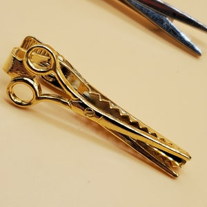 Vintage Scissors Tie Clip, Select Styles - Etsy