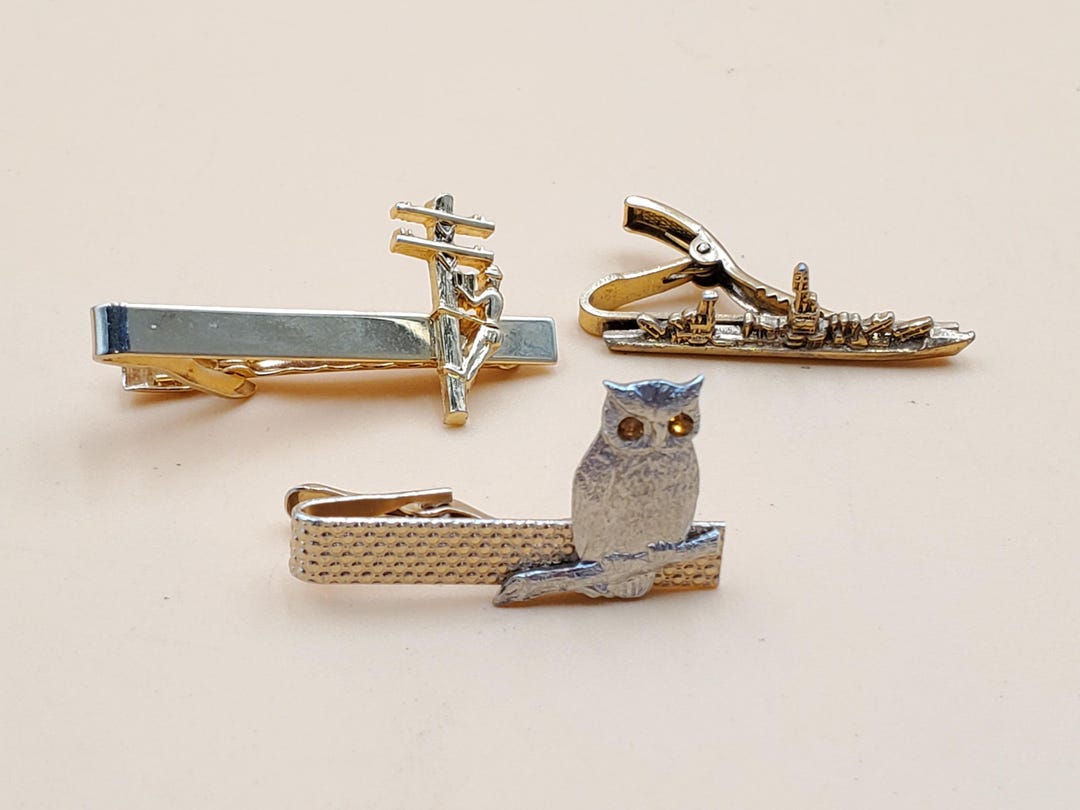 Vintage Tie Clip, Select Styles - Etsy