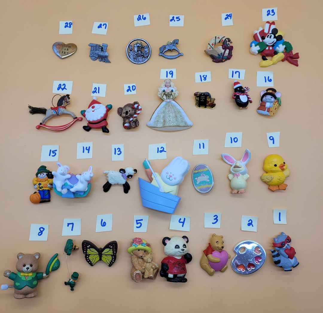 Vintage Hallmark Plastic Pin, Select Styles - Etsy