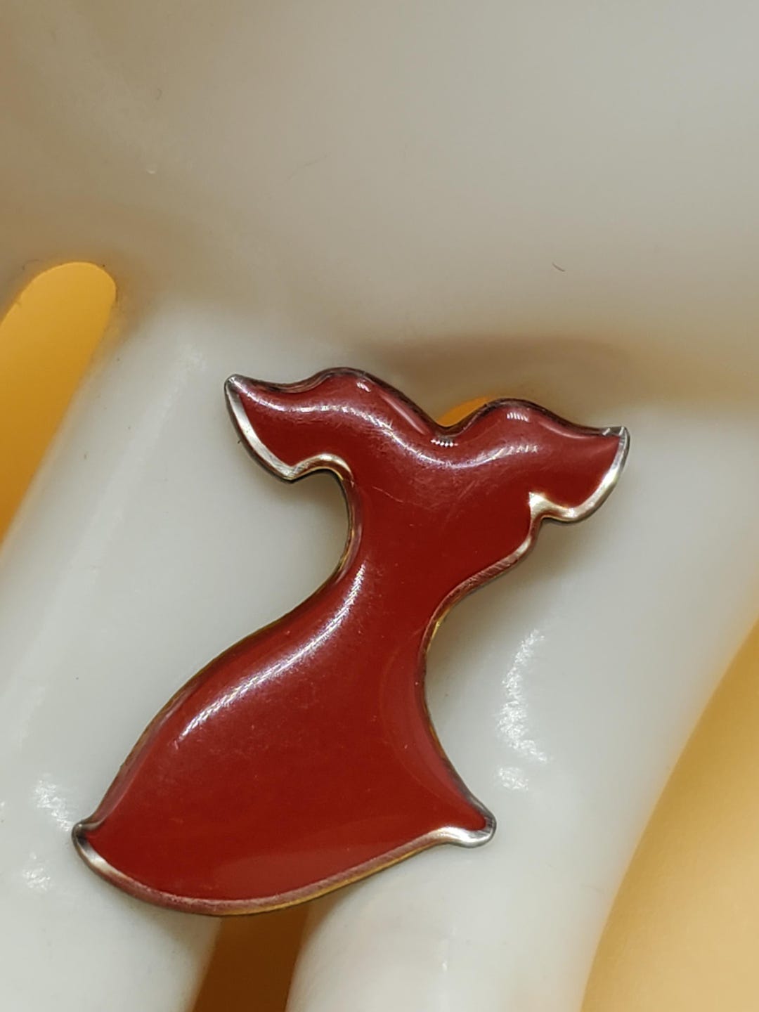 Vintage American Heart Association Go Red Dress Pin - Etsy