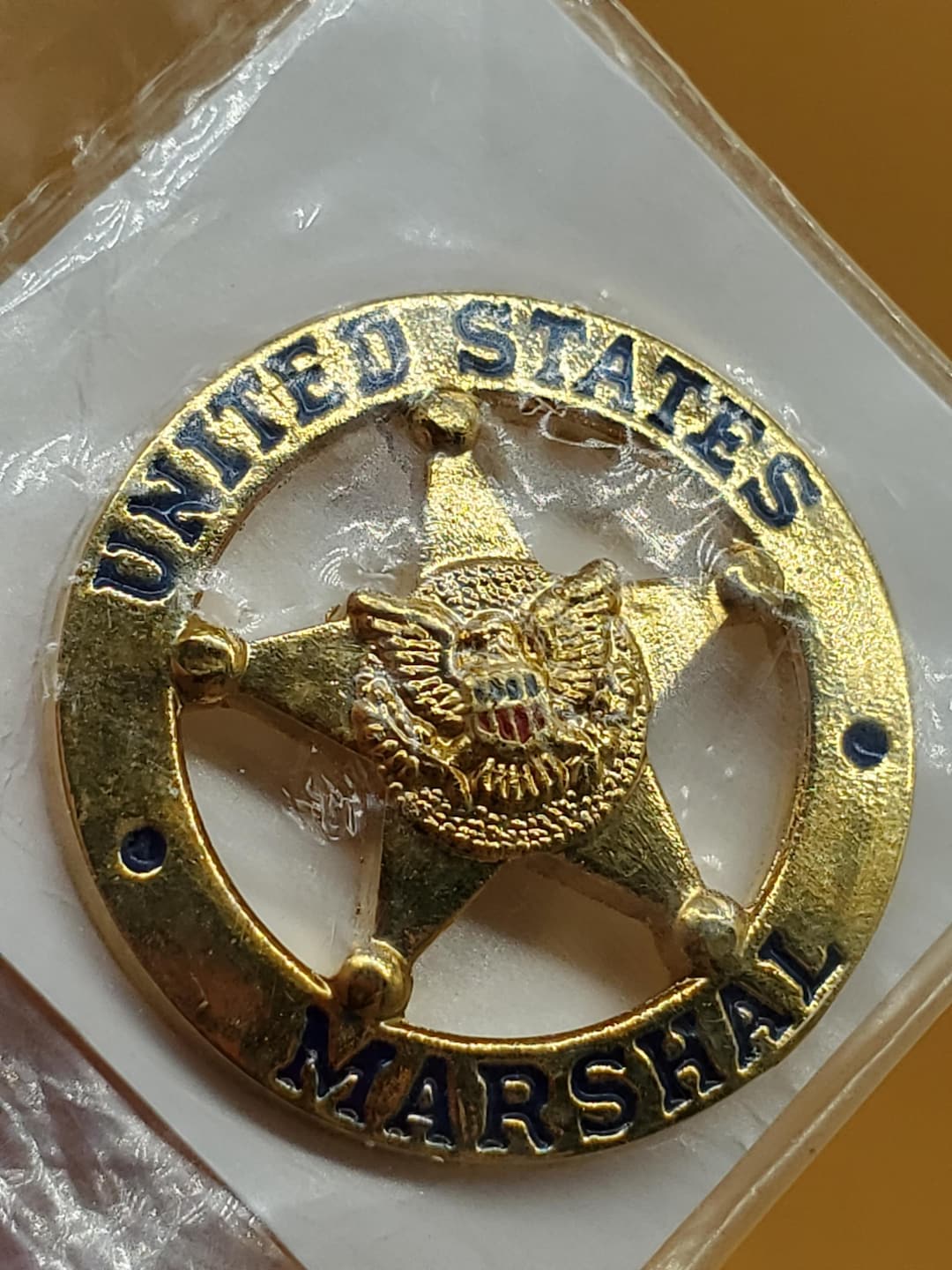 Vintage United States Marshal Mini Star Badge Lapel Pin - Etsy