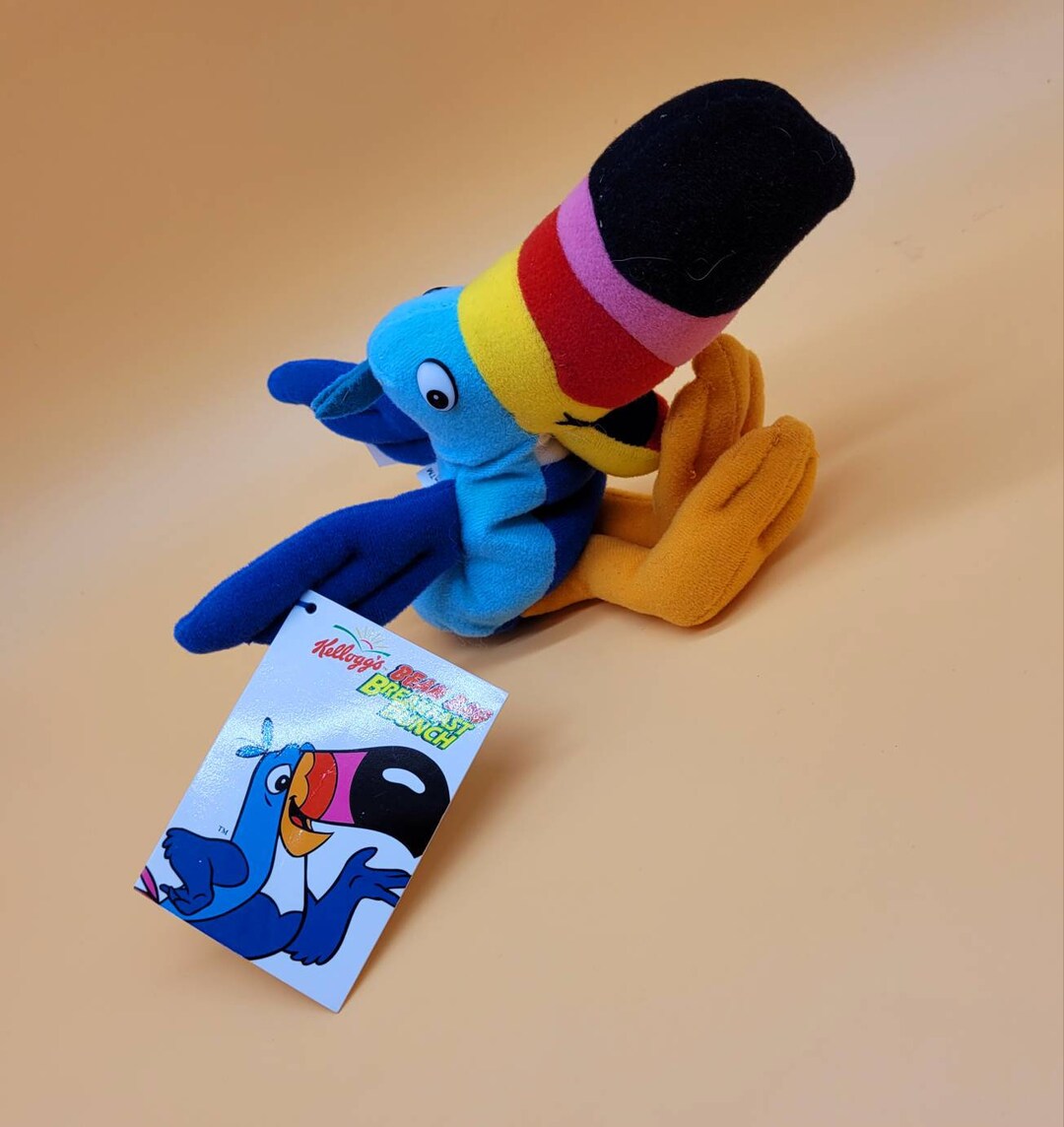 Vintage Kelloggs Toucan Sam Bean Bag Doll - Etsy