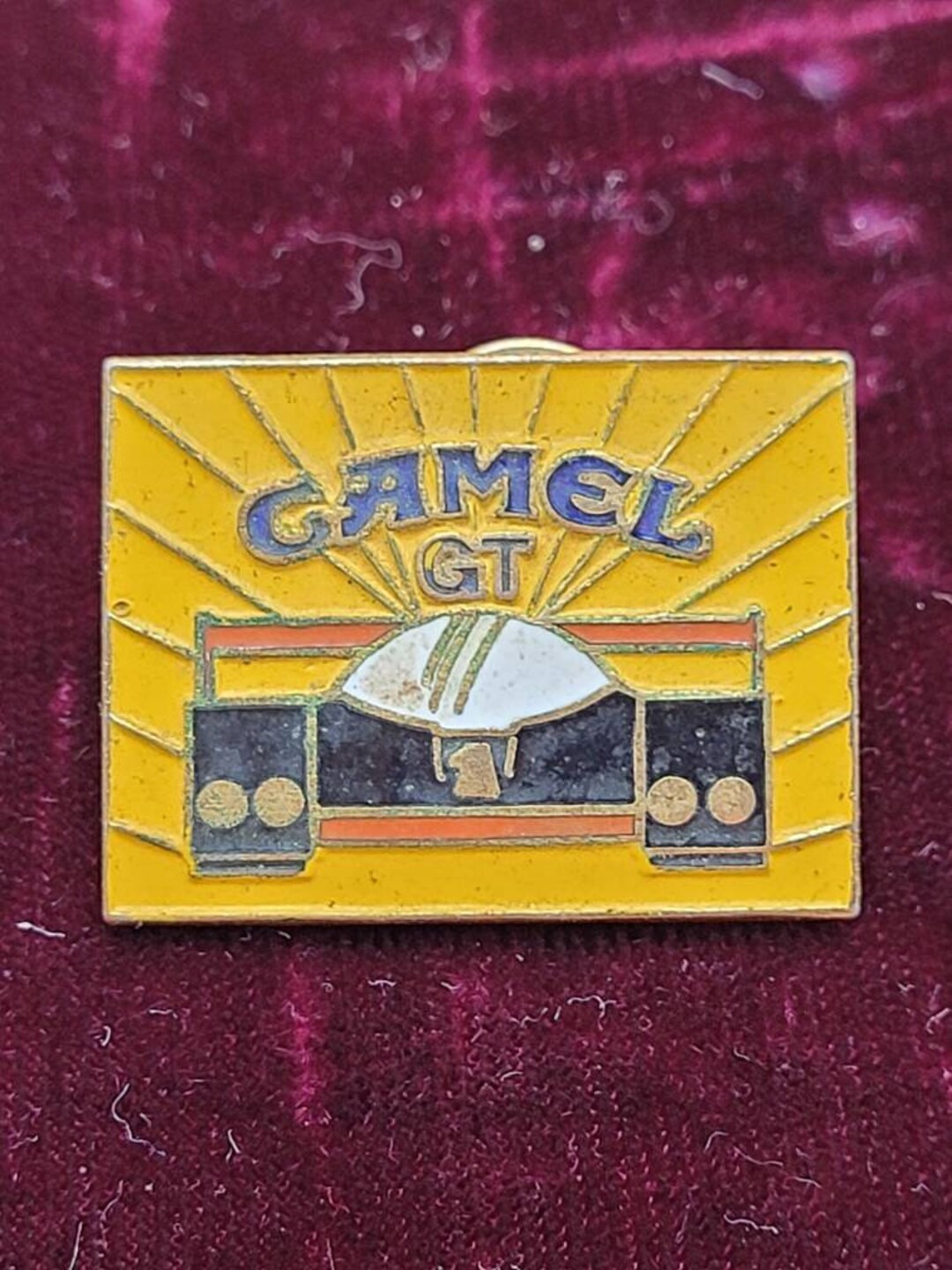 Vintage Camel GT Race Car Pin - Etsy