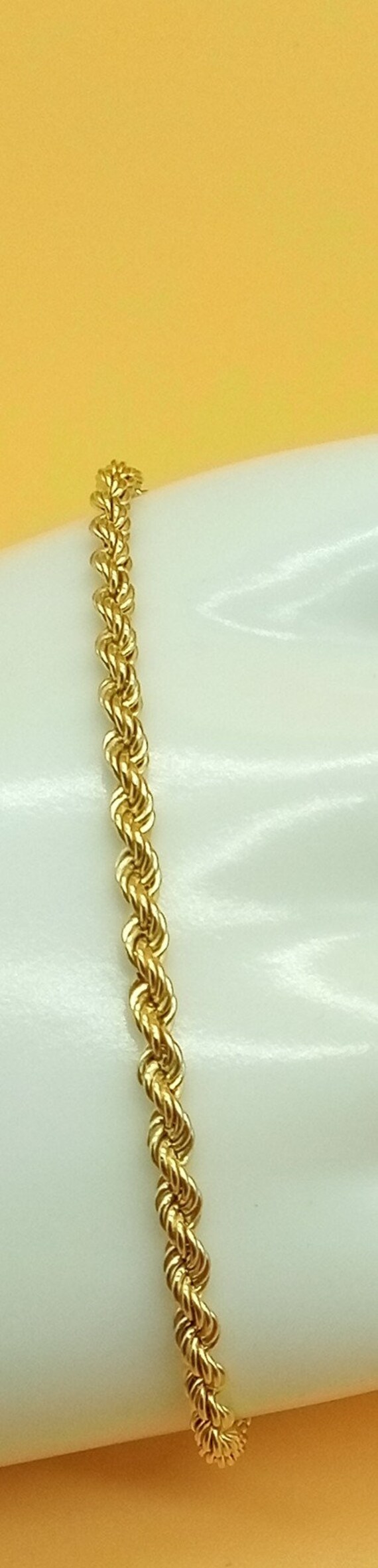 10k yellow gold twist - Gem