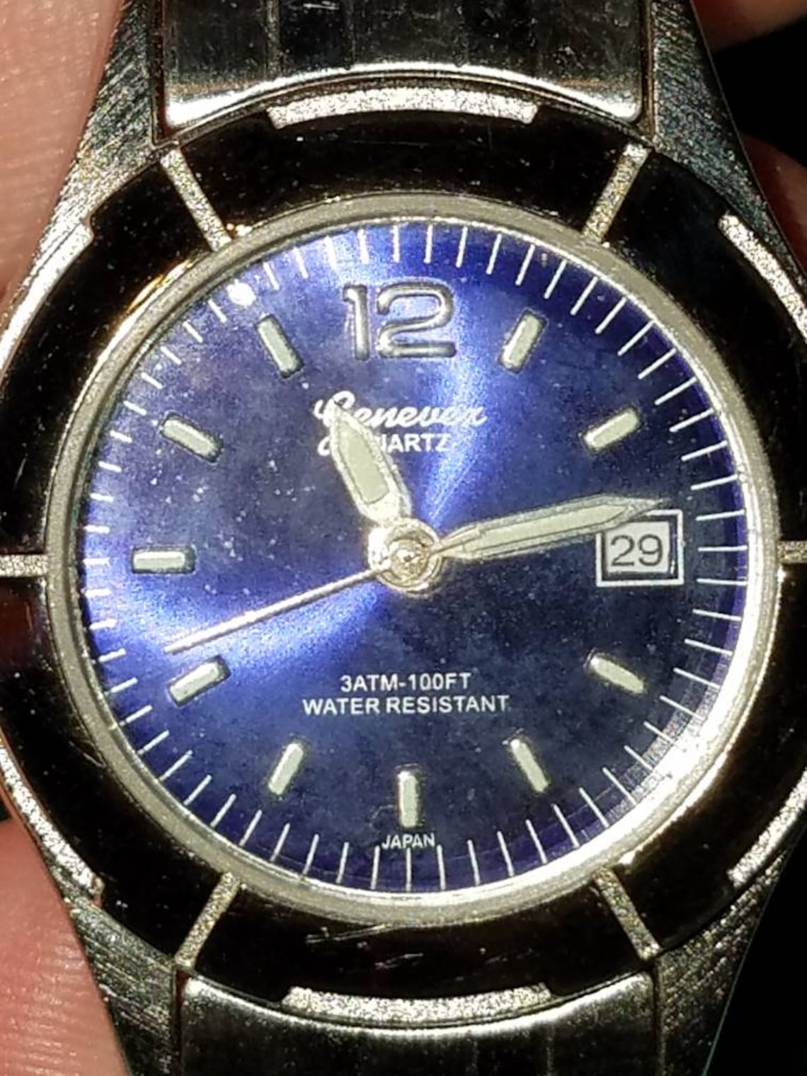 Vintage Geneva Quartz 3ATM-100FT Water Resistant Japan watch | Etsy