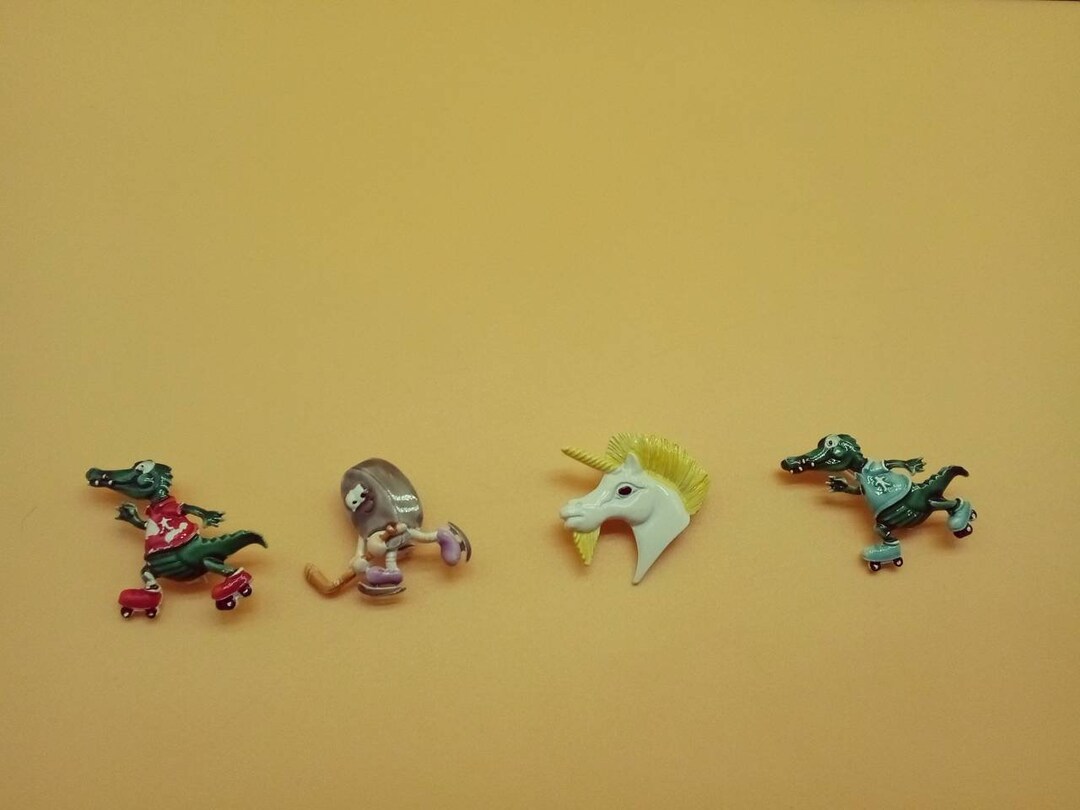 Vintage Enamel Character Pin, Select Styles - Etsy