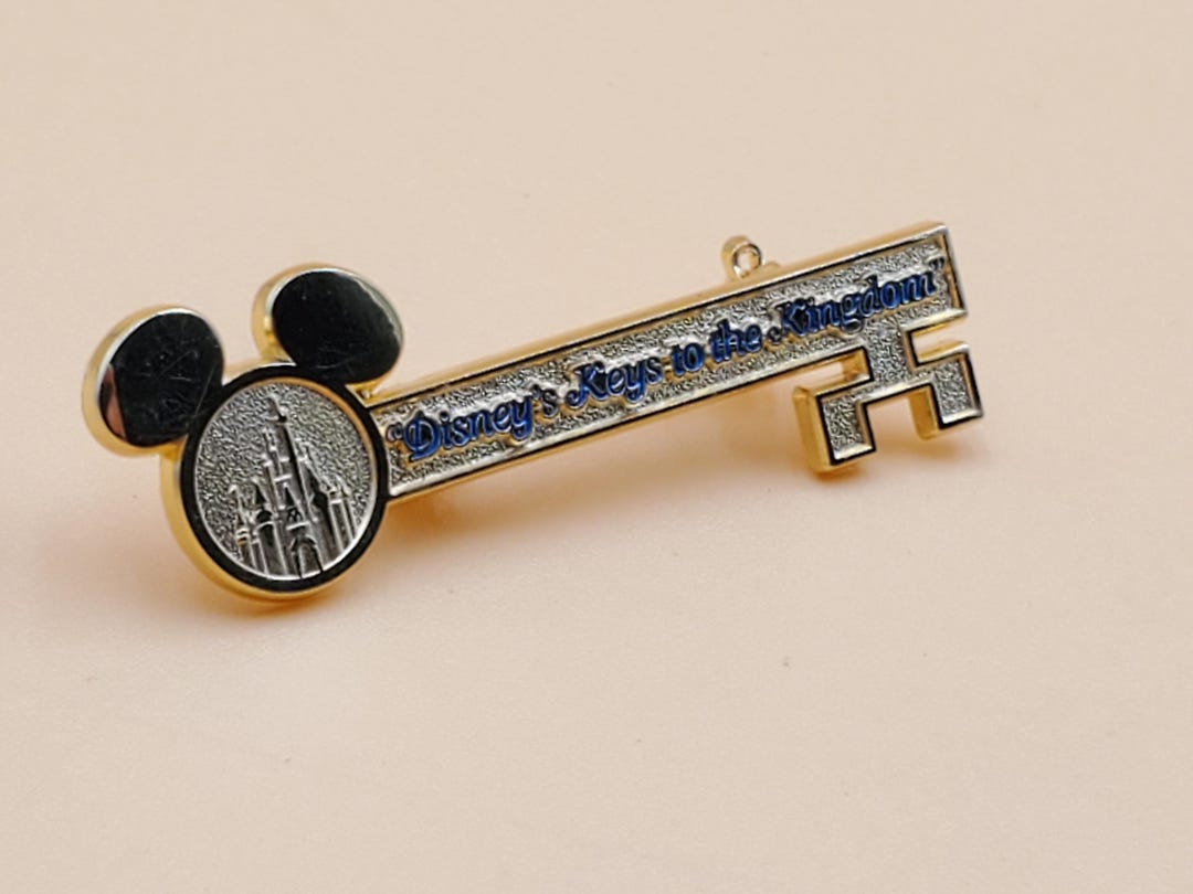 Vintage Disney Key to the Kingdom Pin - Etsy