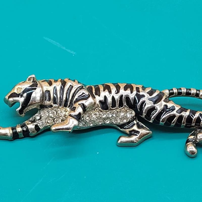 Rhinestone Tiger - Etsy