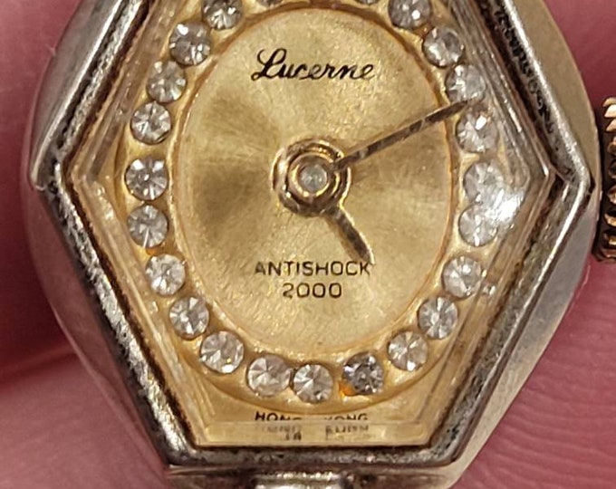 Vintage Lucerne Antishock 2000 Wind up Stretch Band Wrist Watch - Etsy