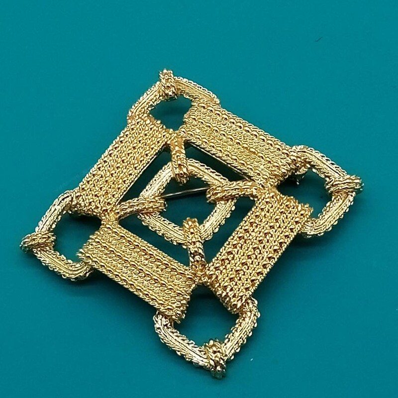 Square Brooch - Etsy