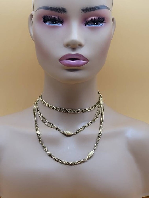 vintage monet necklace double - Gem vintage monet necklace double - Gem