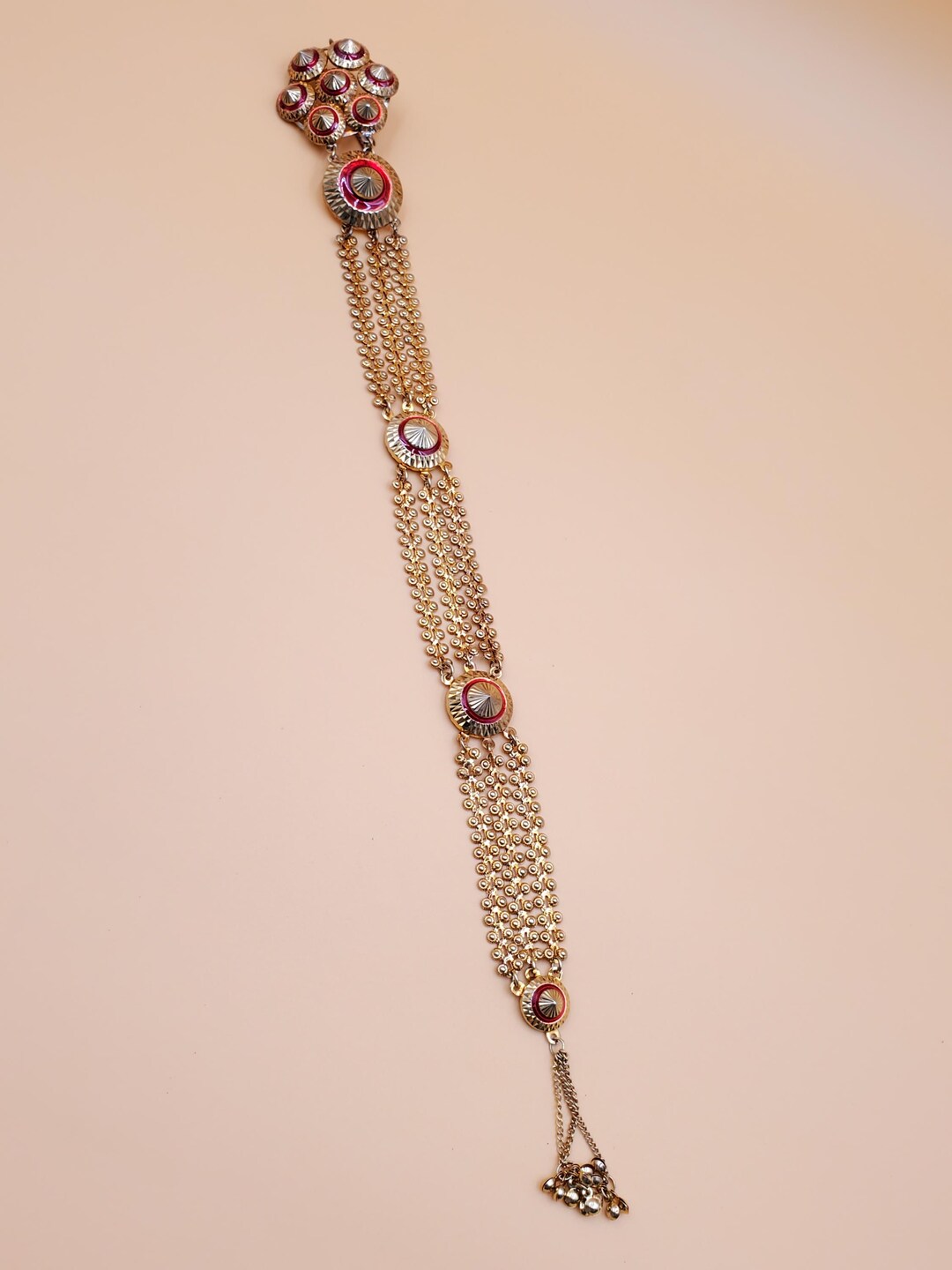 Vintage India Indian Jadua Choti Hair Jewelry - Etsy