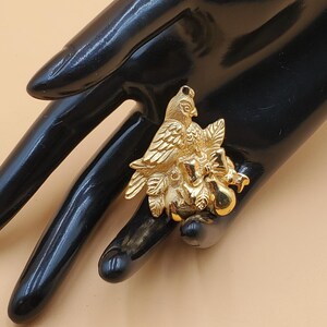 Vintage Robyn Rush 22kgp Patridge in a Pear Tree Brooch - Etsy