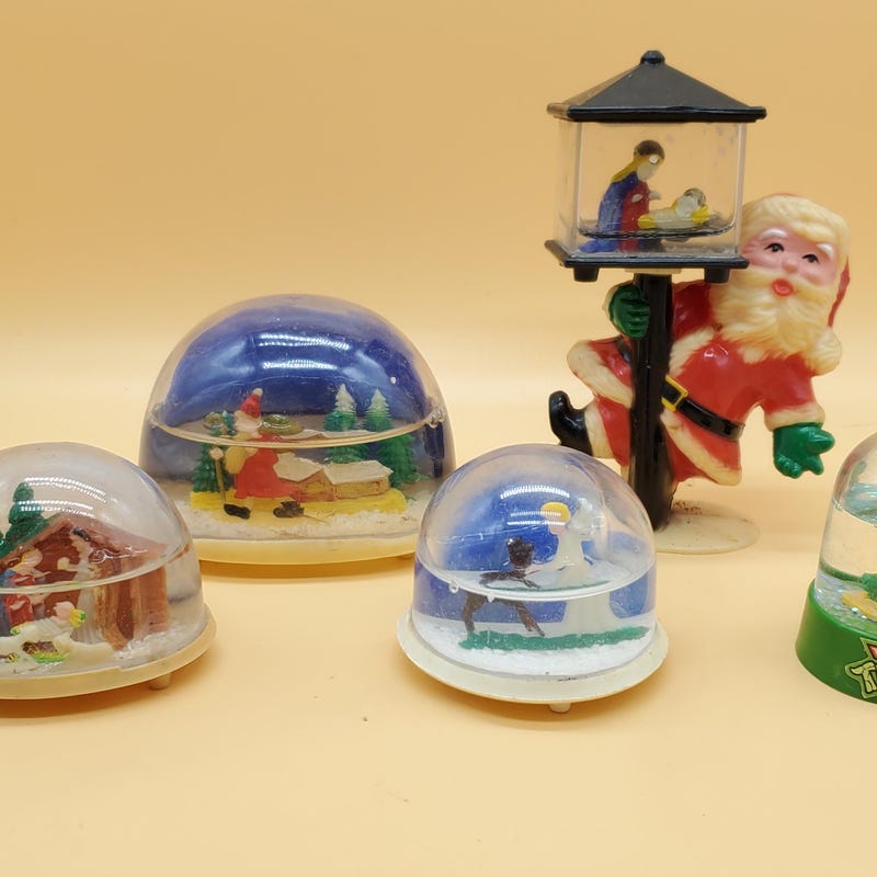 Snow Globes Vintage - Etsy