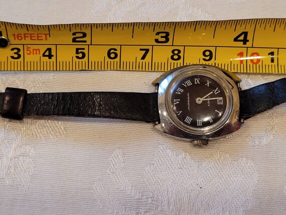 Vintage Timex Water Resistant black face wind up watc… - Gem