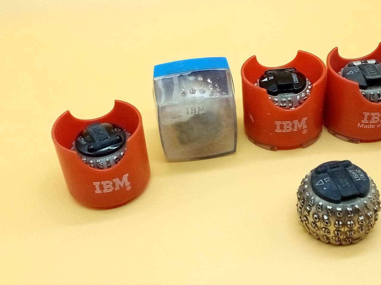 Vintage IBM Typewriter Character Ball Lot of 7 - Etsy