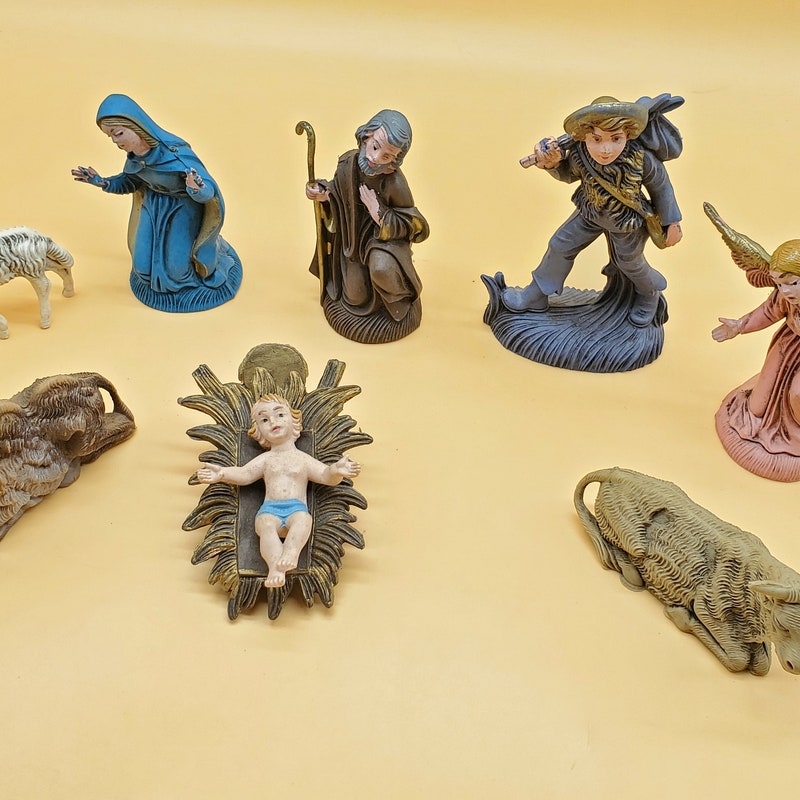 Plastic Nativity - Etsy
