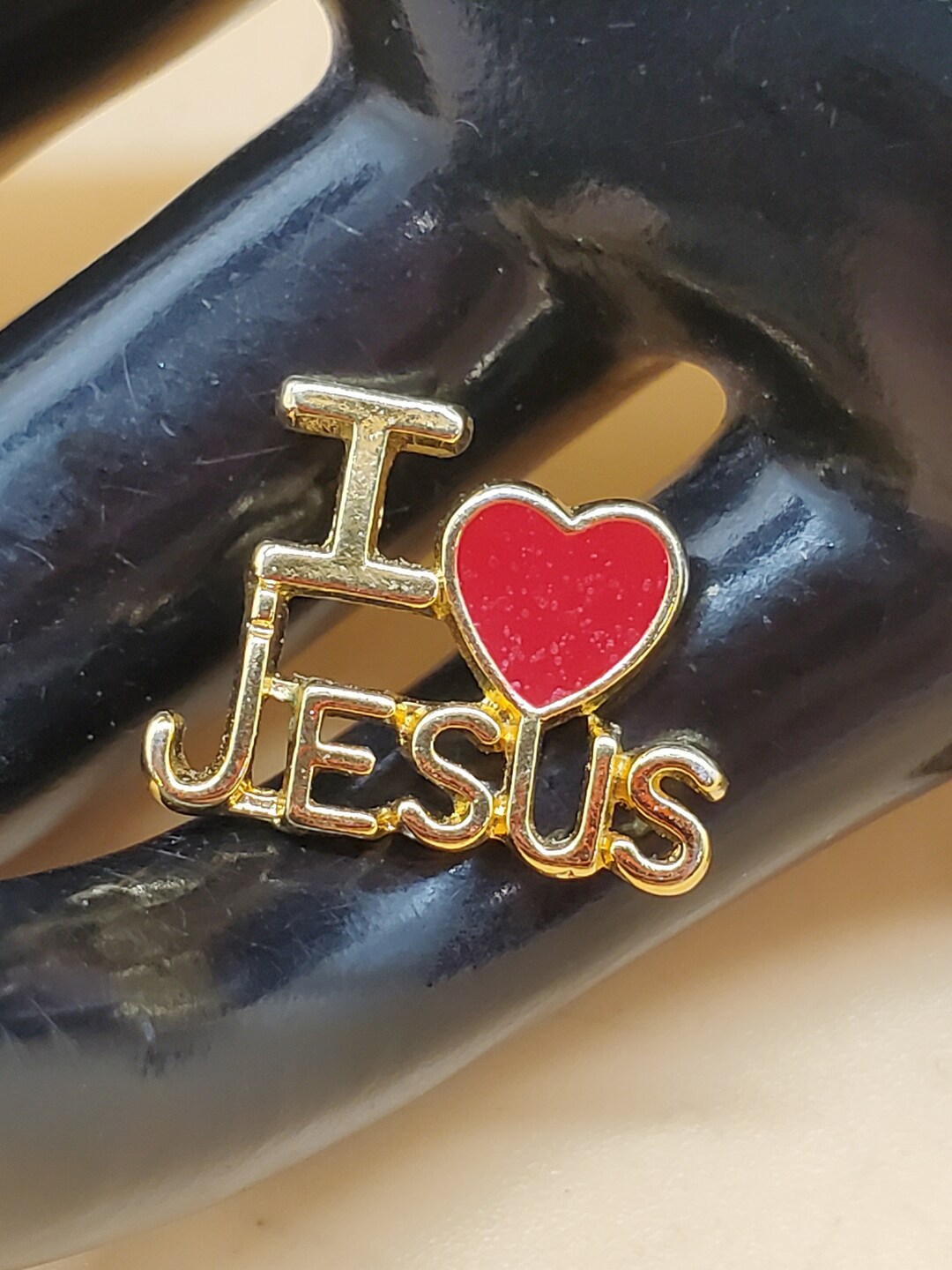 Vintage I Heart Jesus Pin - Etsy
