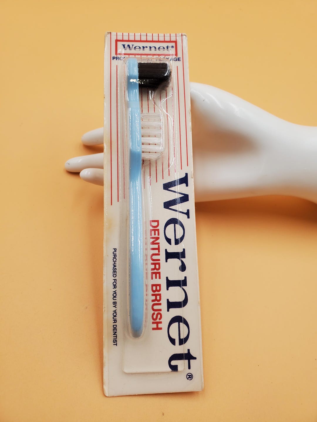 Vintage NOS Wernet Denture Brush - Etsy