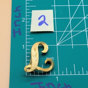 Vintage Letter Brooch, Select Styles - Etsy