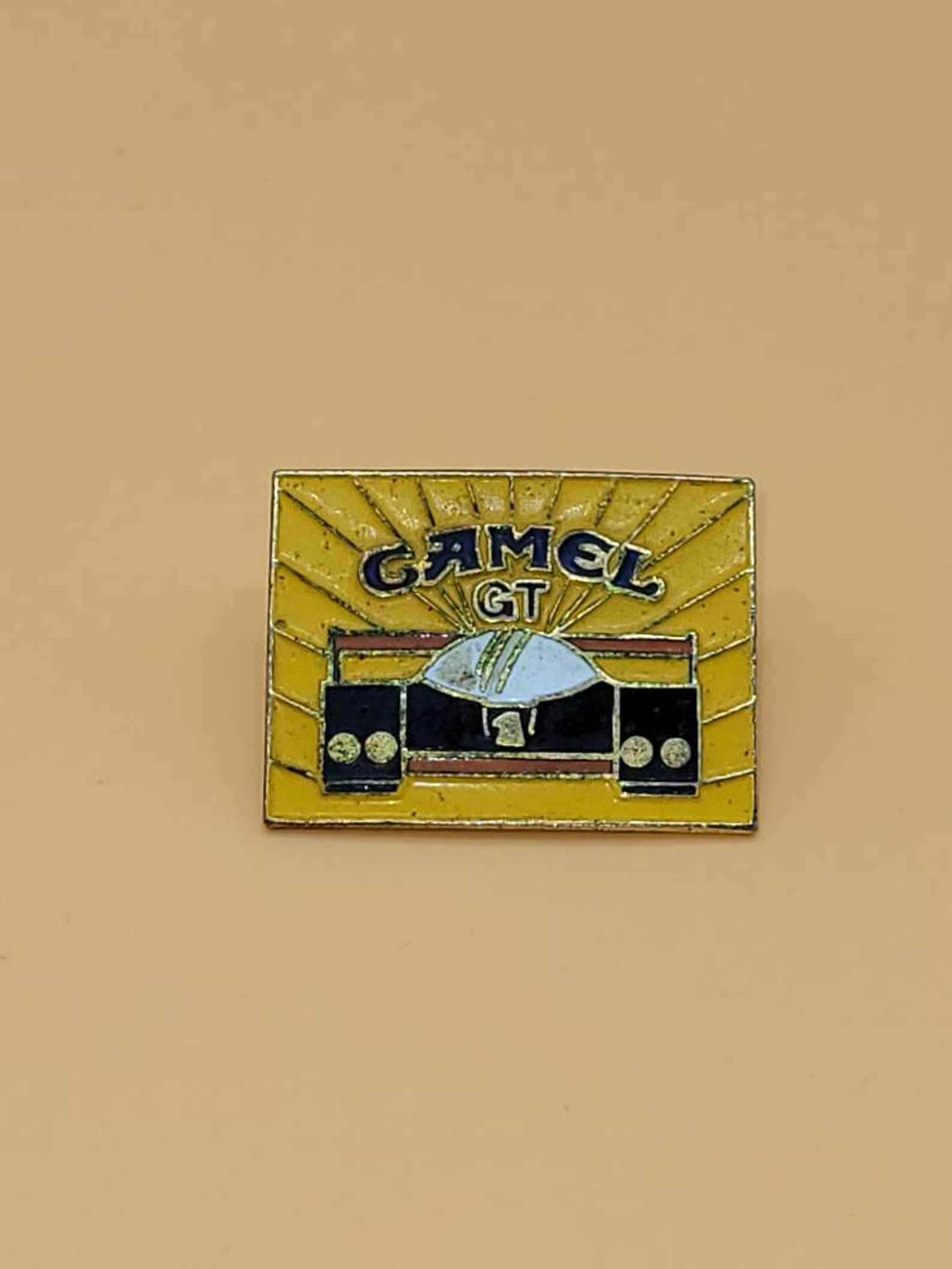 Vintage Camel GT Race Car Pin - Etsy