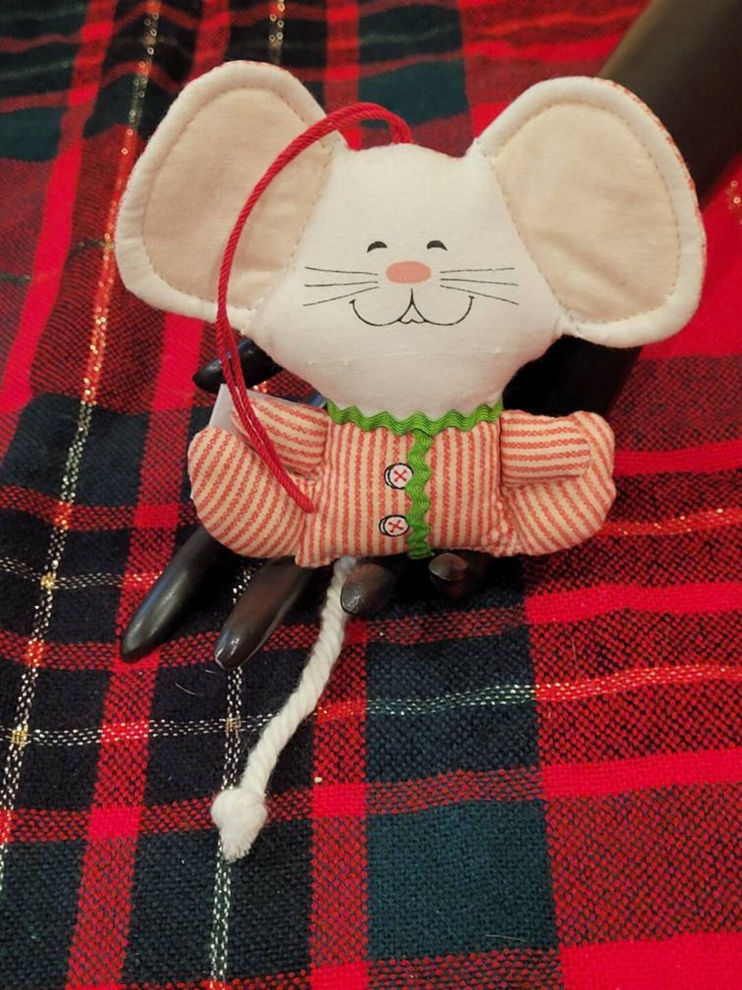 1981 Hallmark Cloth Mouse Ornament - Etsy