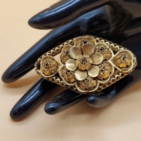 Liztech Designer Signed Vintage Rhinestone Fairy Princess Brooch Pin ...