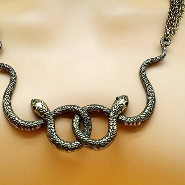 Snake Necklace - Etsy