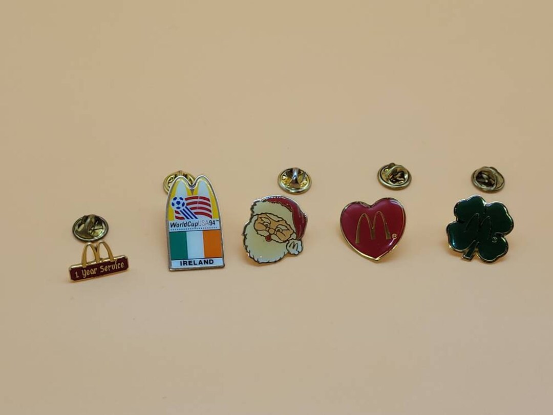 Vintage Mcdonald's Employee Pin, Select Styles - Etsy
