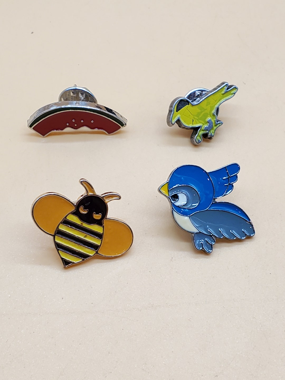 Small Enamel Pin Lot of 4 - Etsy
