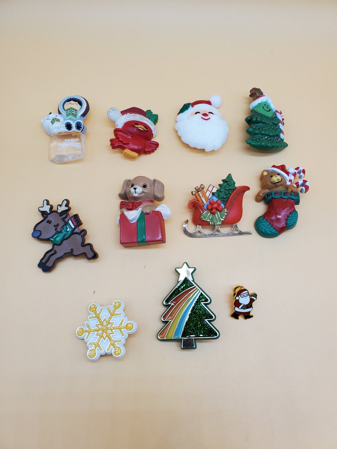 Vintage Hallmark Plastic Holiday Pin, Select Styles - Etsy