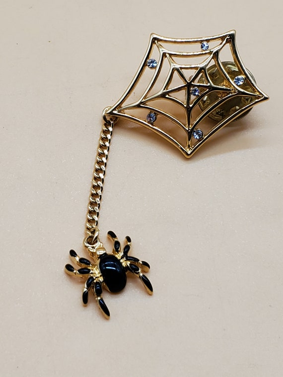 Vintage spider & web - Gem
