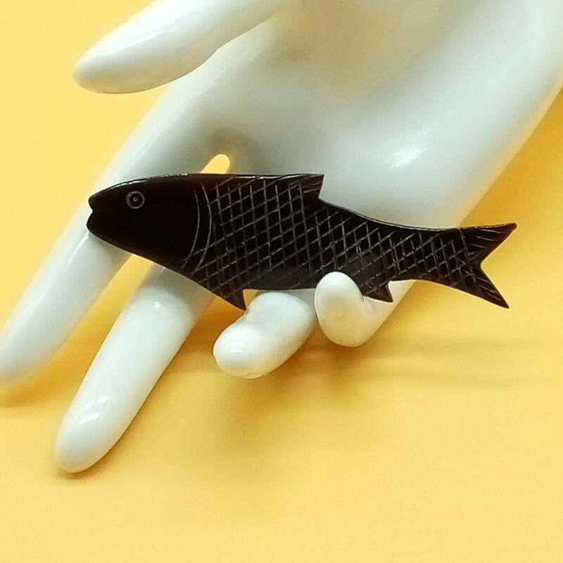 Vintage Fish Brooch - Etsy