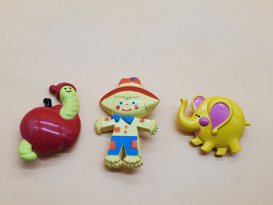 Vintage Avon Plastic Characters Perfume Pin, Select Styles - Etsy