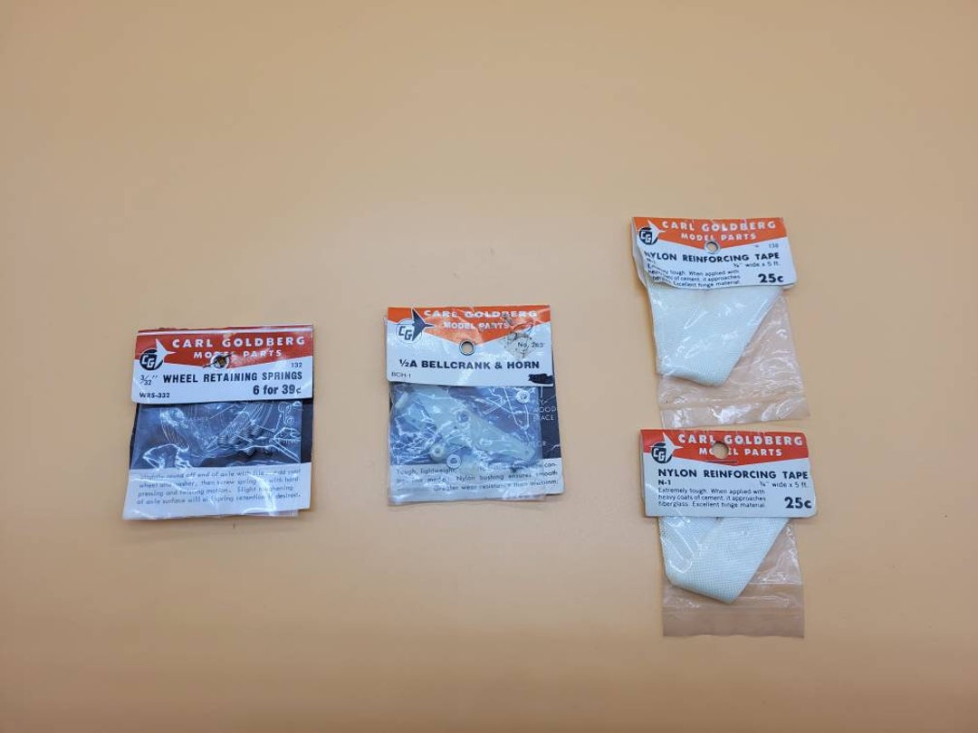 Vintage Carl Goldberg Model Parts, Select Styles NOS - Etsy