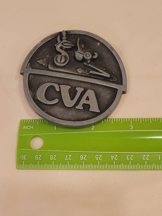 Vintage CVA belt buckle, Connecticut Valley Arms belt… - Gem