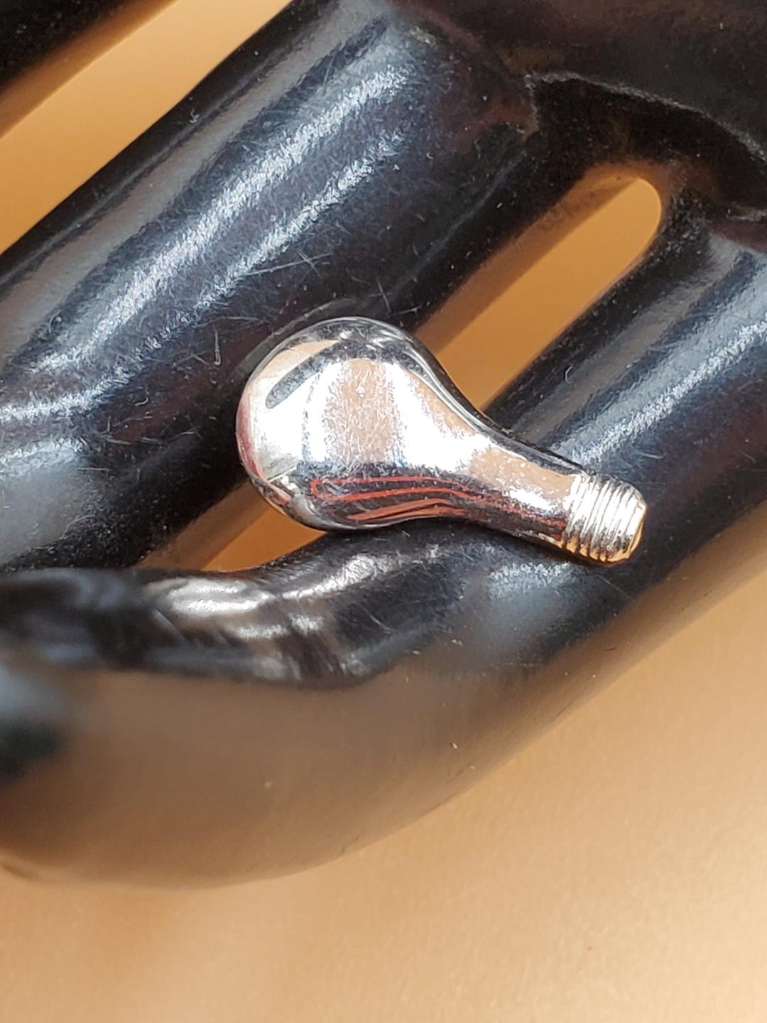 Vintage Silver Tone Tiny Light Bulb Pin - Etsy