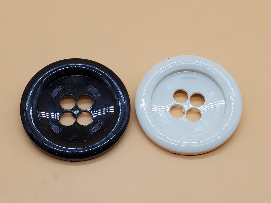 Vintage Large Plastic Button Brooch, Select Style - Etsy