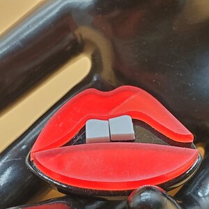 Retro Plastic Lips Mouth Pin Brooch - Etsy