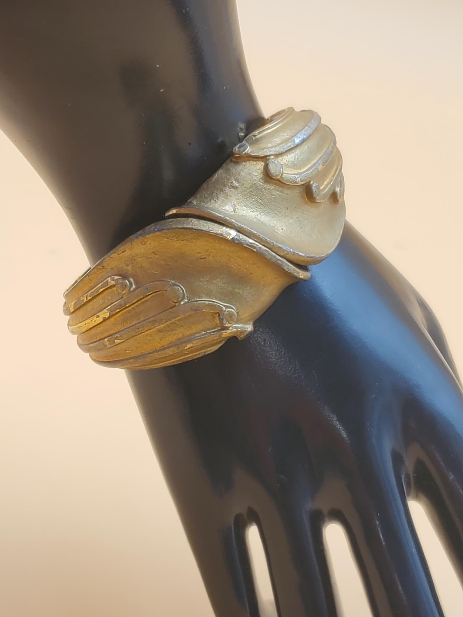 Vintage Tortolani Thick Statement Hinged Bangle Bracelet - Etsy