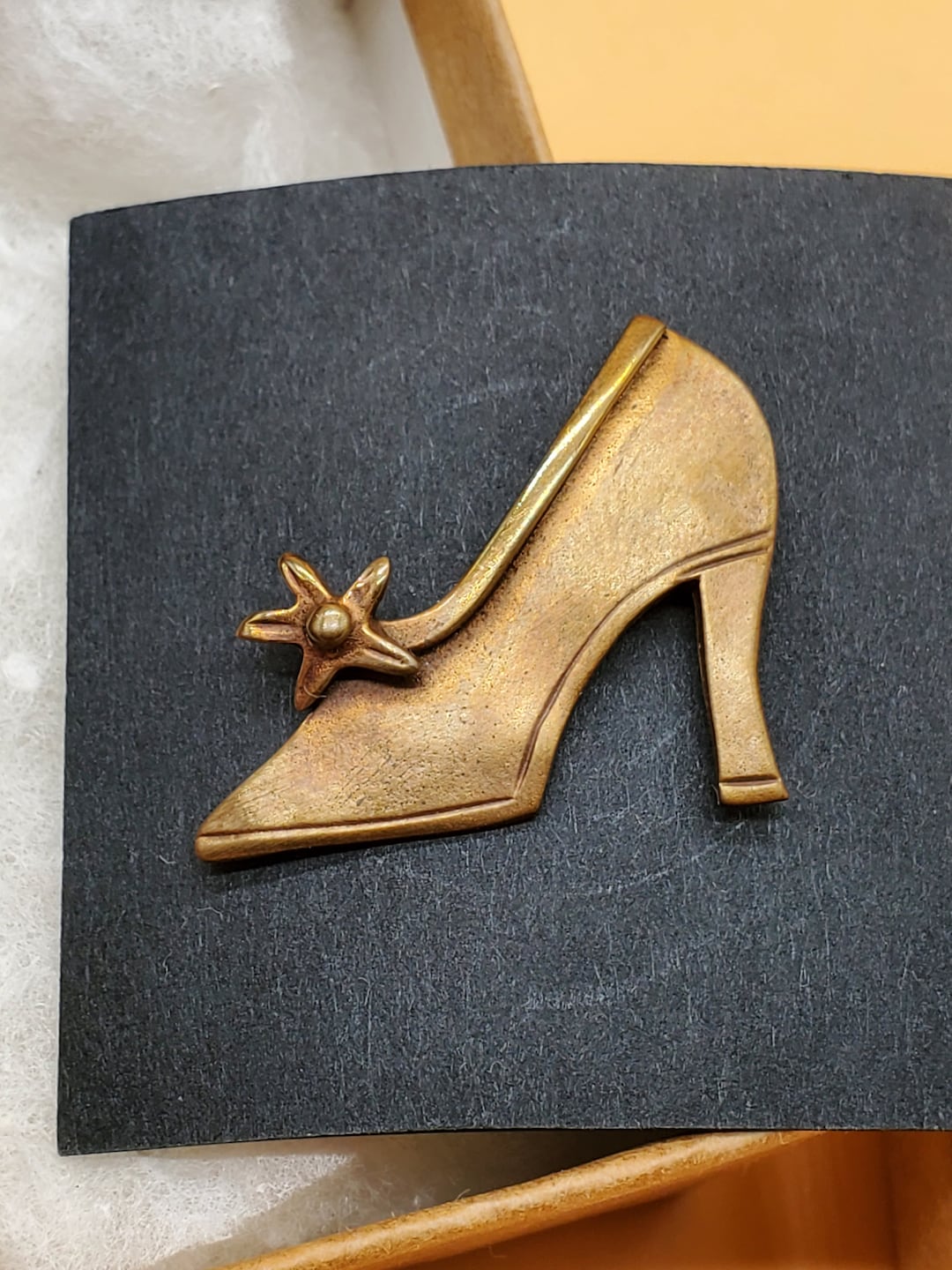 Danielle Berlin Handmade Wrought Copper High Heel Shoe Pin Brooch - Etsy