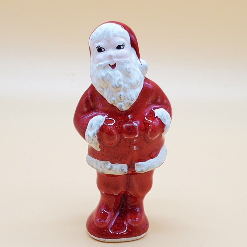 Ceramic Santa - Etsy