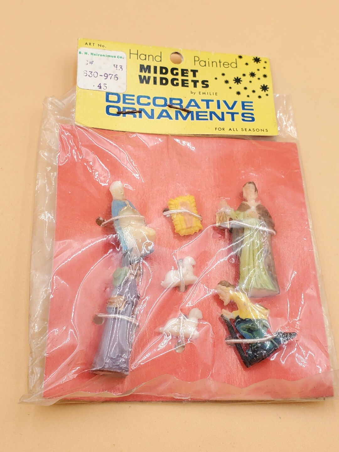 Vintage NOS Mini Plastic Nativity Scene Set - Etsy