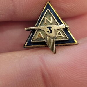 Vintage Sterling Enamel NAA North America Aviation Pin - Etsy