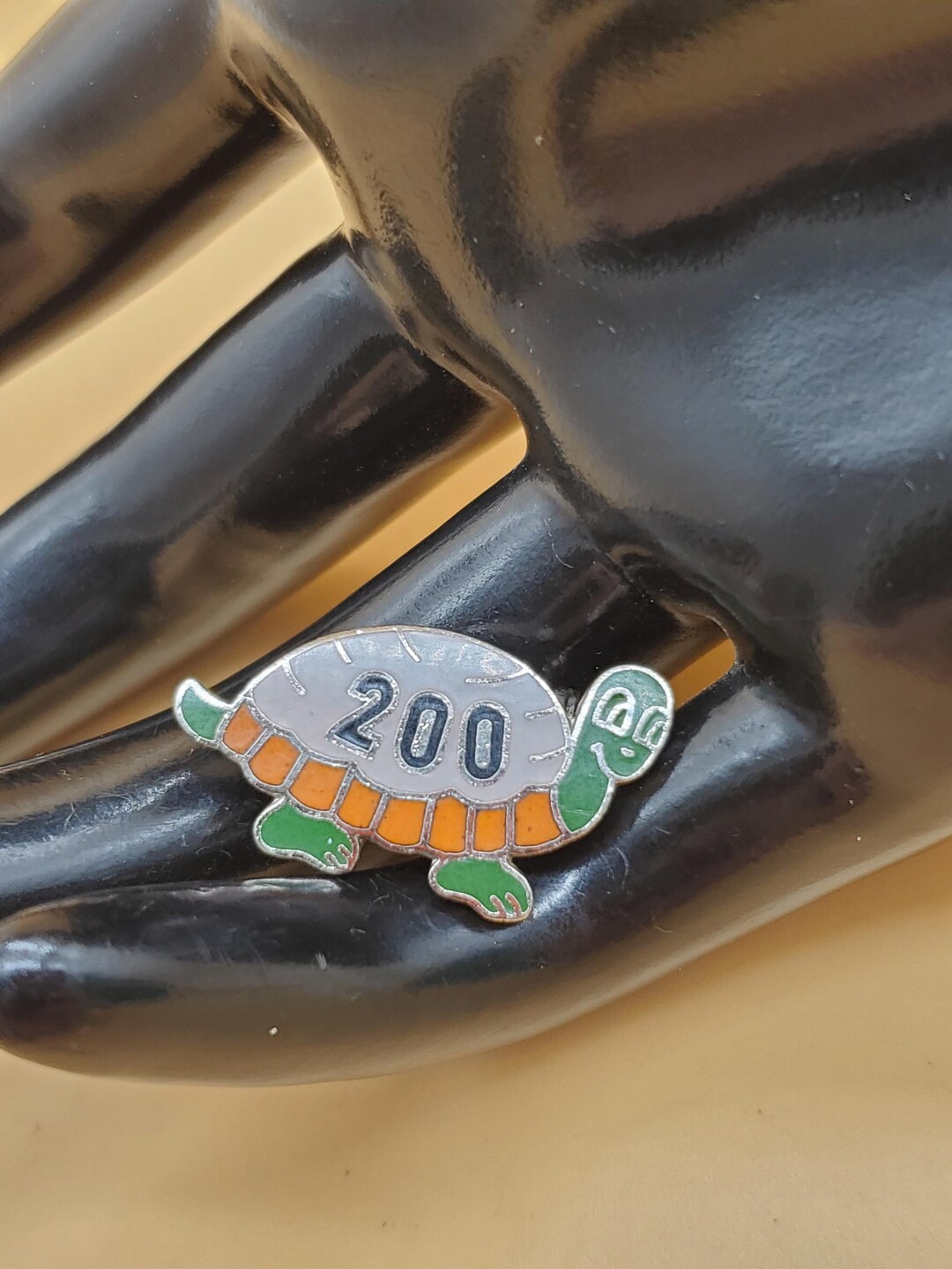 Vintage MAFCO Enamel Bowling 200 Turtle Pin - Etsy