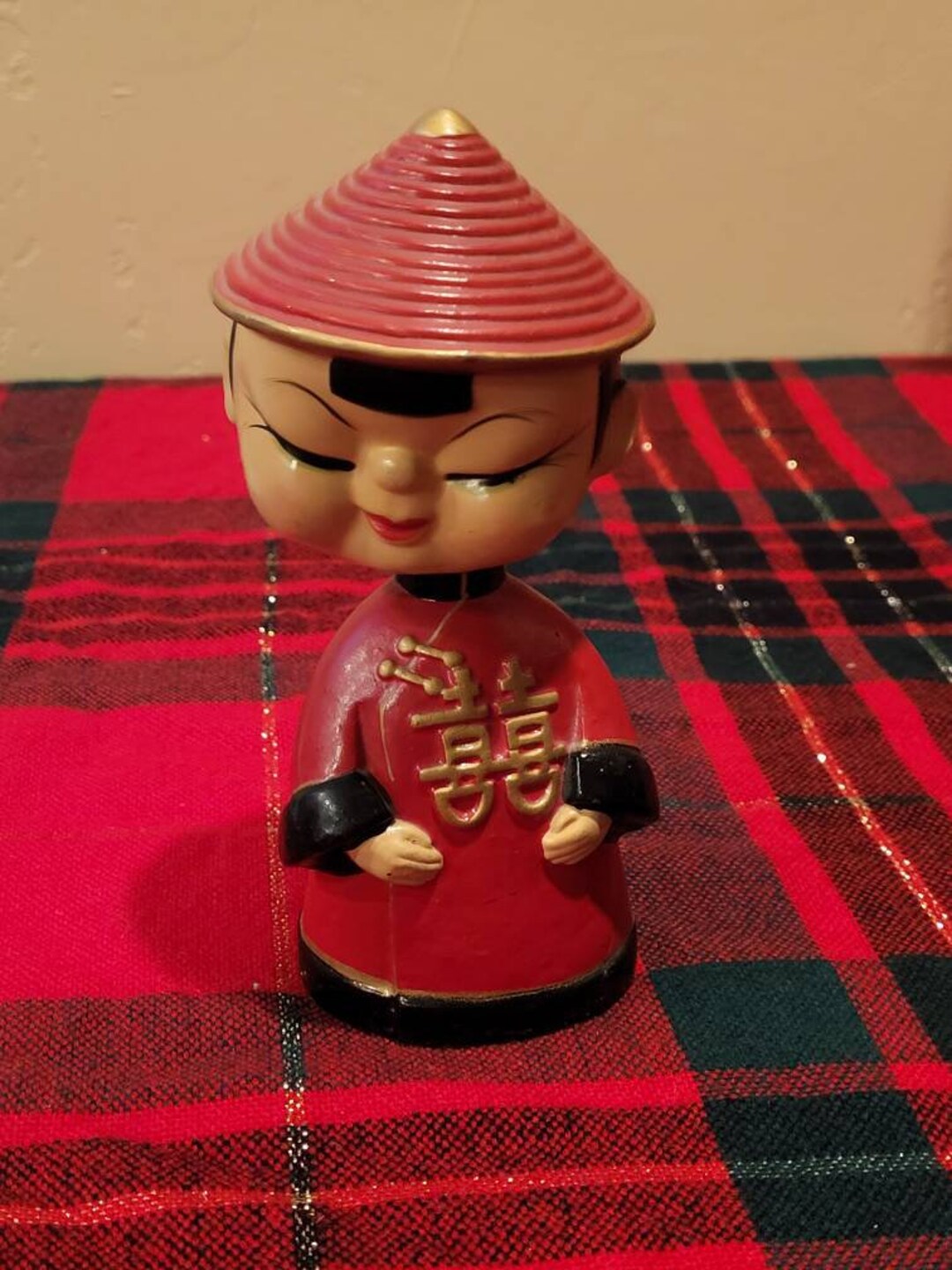 Vintage Japanese Geisha Bobble Head, Broken - Etsy
