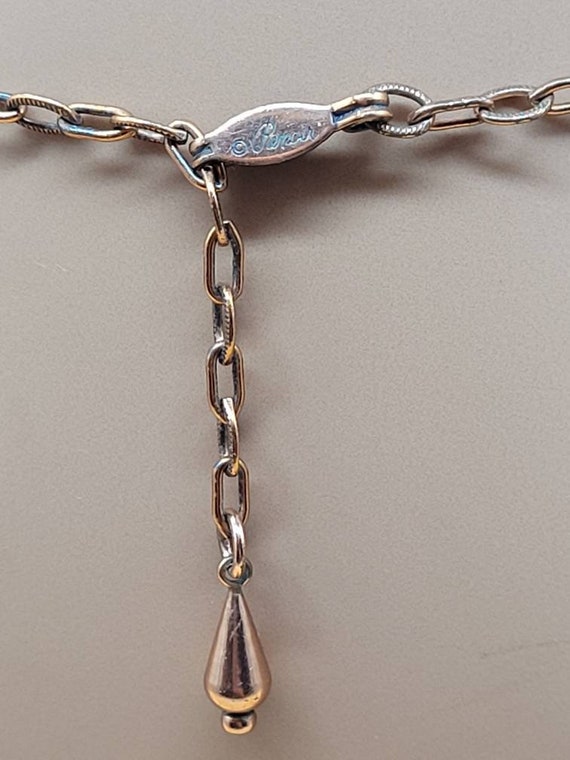 Vintage Renior copper slitted panel link choker neckl… - Gem