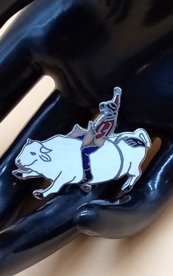 Pin vintage enamel on - Gem