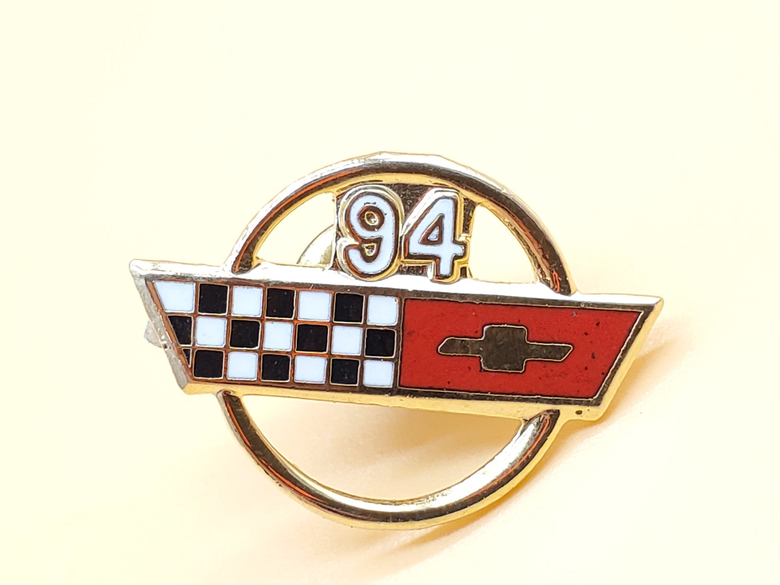1994 Chevrolet Corvette Checkered Flag Pin - Etsy